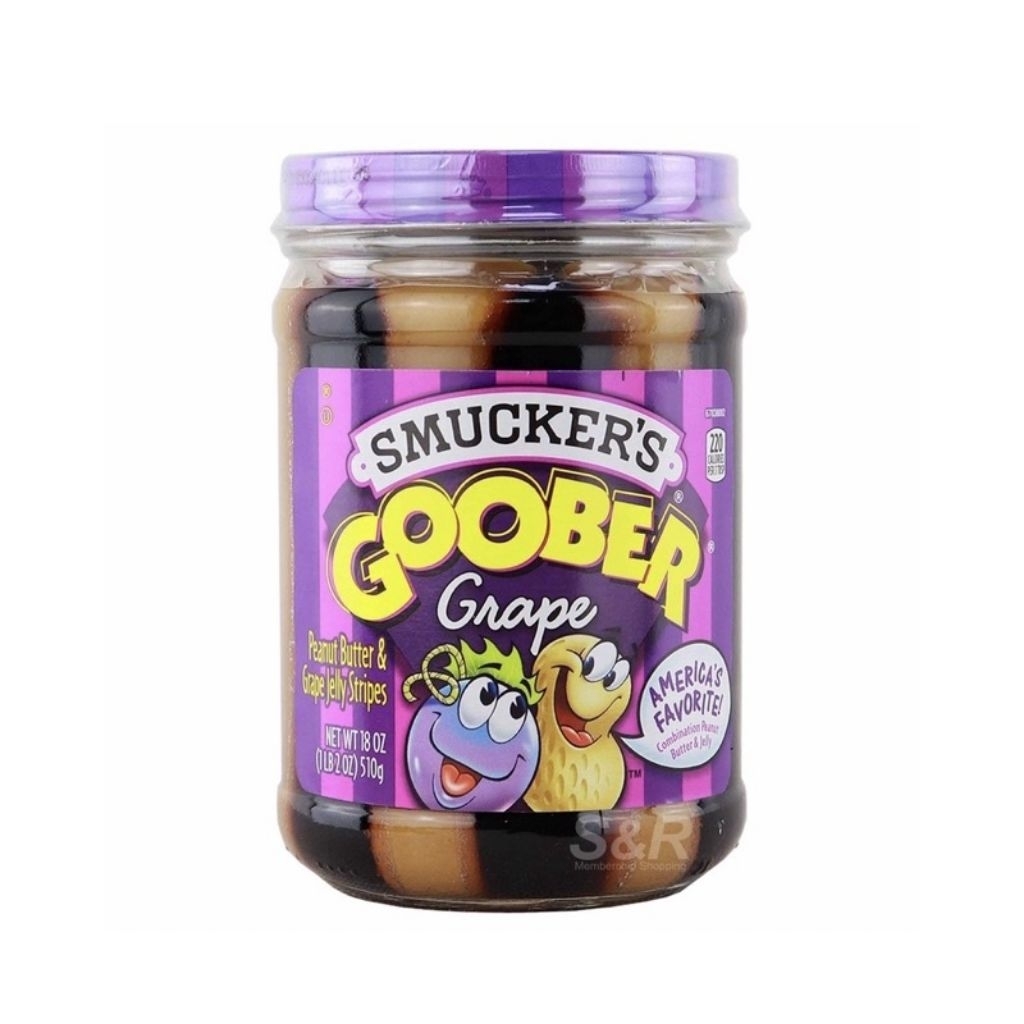 SMUCKER'S GOOBER GRAPE PEANUT BUTTER 510G | Shopee Philippines