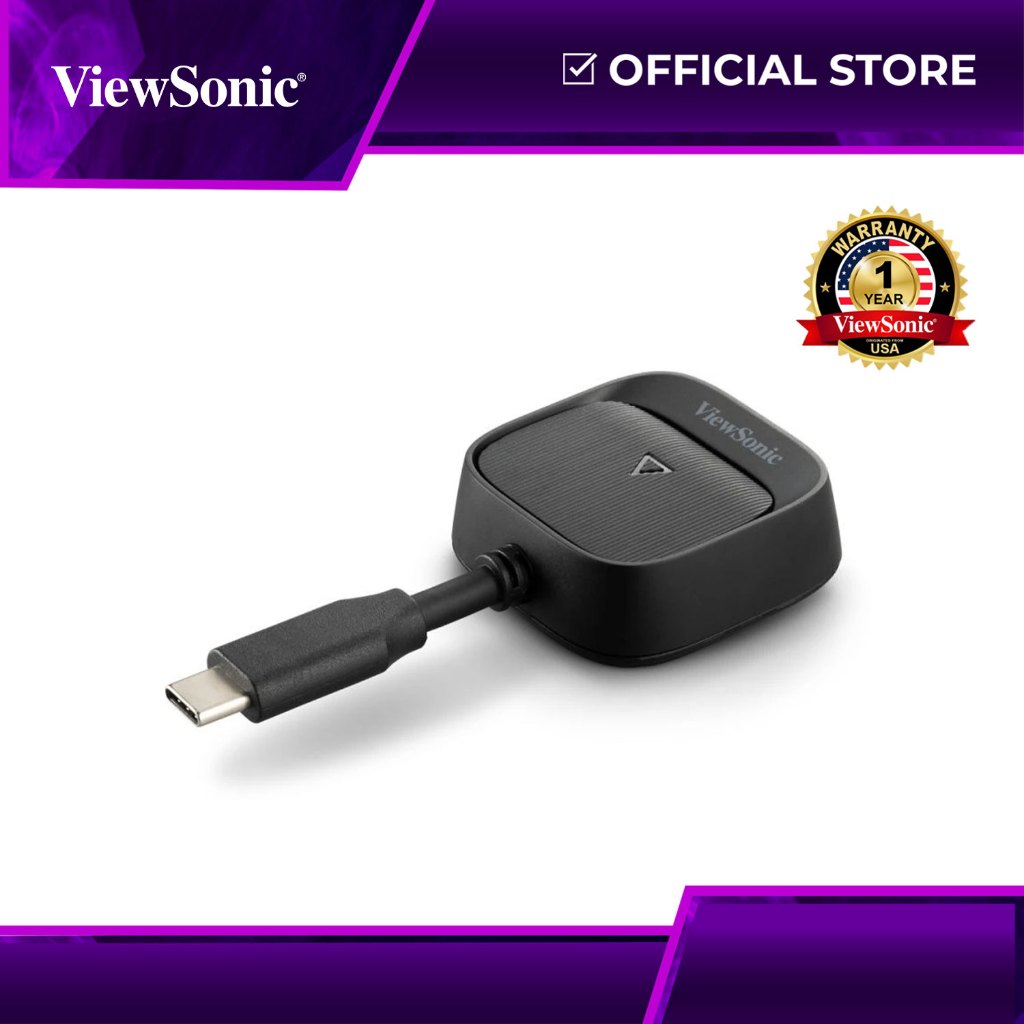 ViewSonic ViewShare WPD-900 Plug and Play Compact Design Wireless Screen Casting Kit | Shopee ...