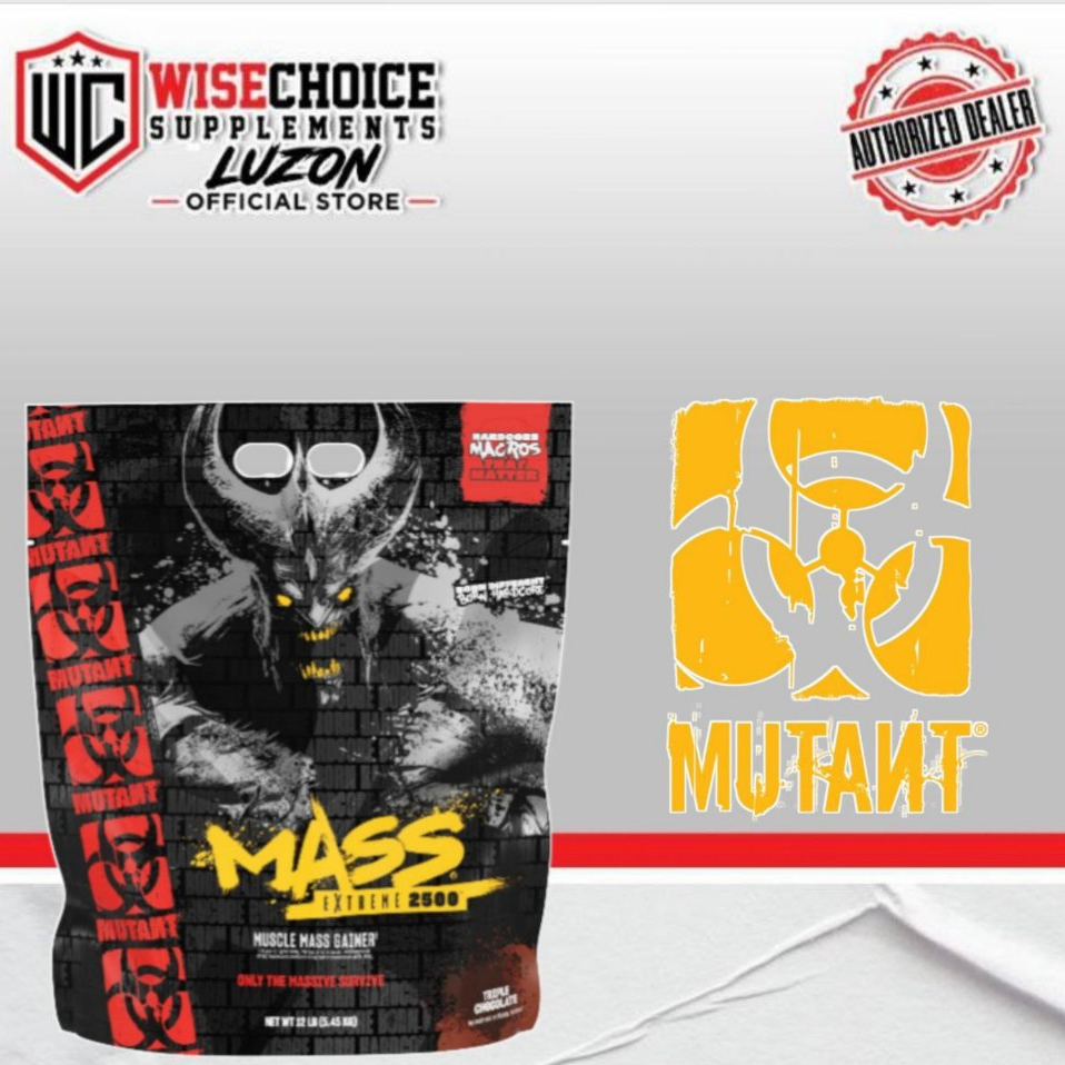 MUTANT MASS EXTREME 2500 MUSCLE MASS GAINER | Shopee Philippines