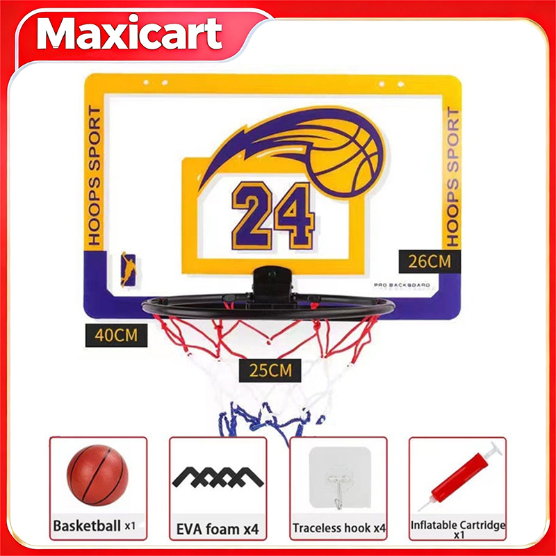 Maxicart Basketball Hoop For Kids Indoor Mini Basketball Hoop Hanging ...