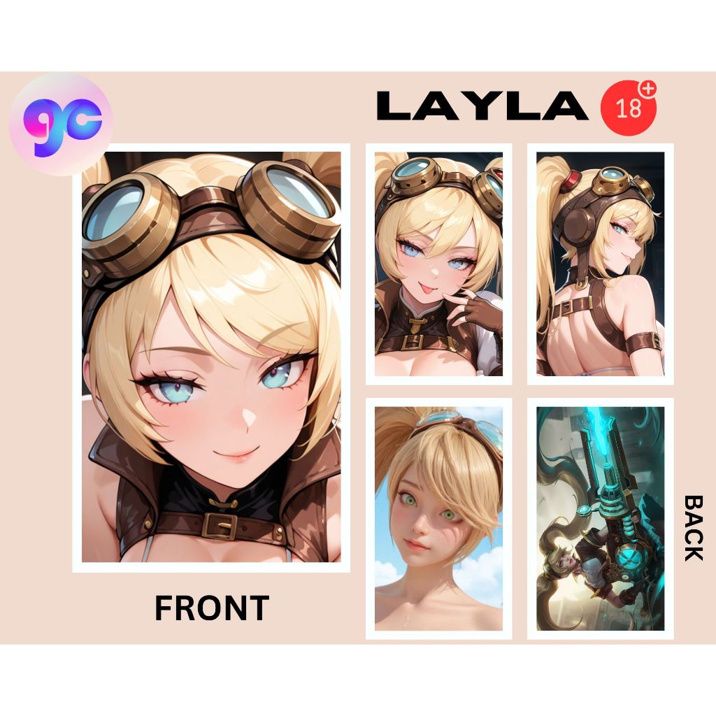 Layla [MLBB] High Quality NSFW Photocards | Shopee Philippines