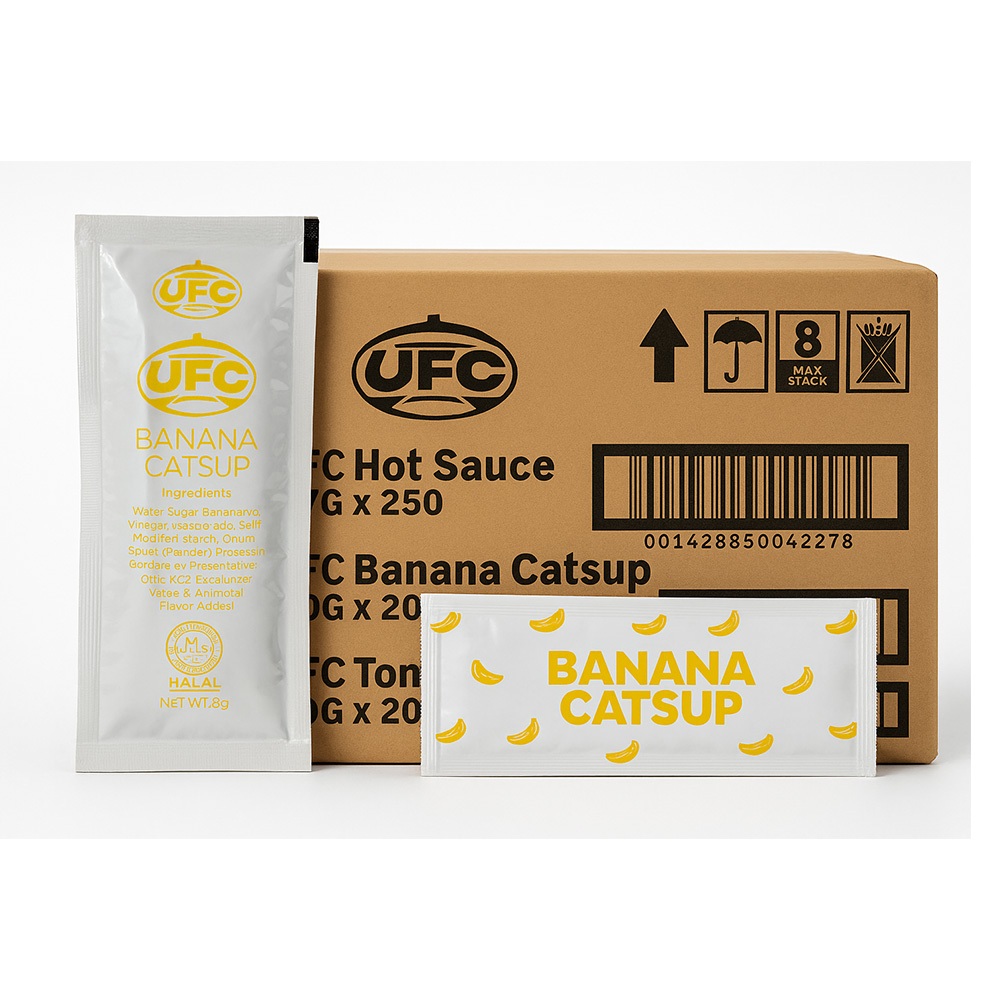 UFC BANANA CATSUP 10g x 200pcs sachet to go/SOLD PER BOX | Shopee ...