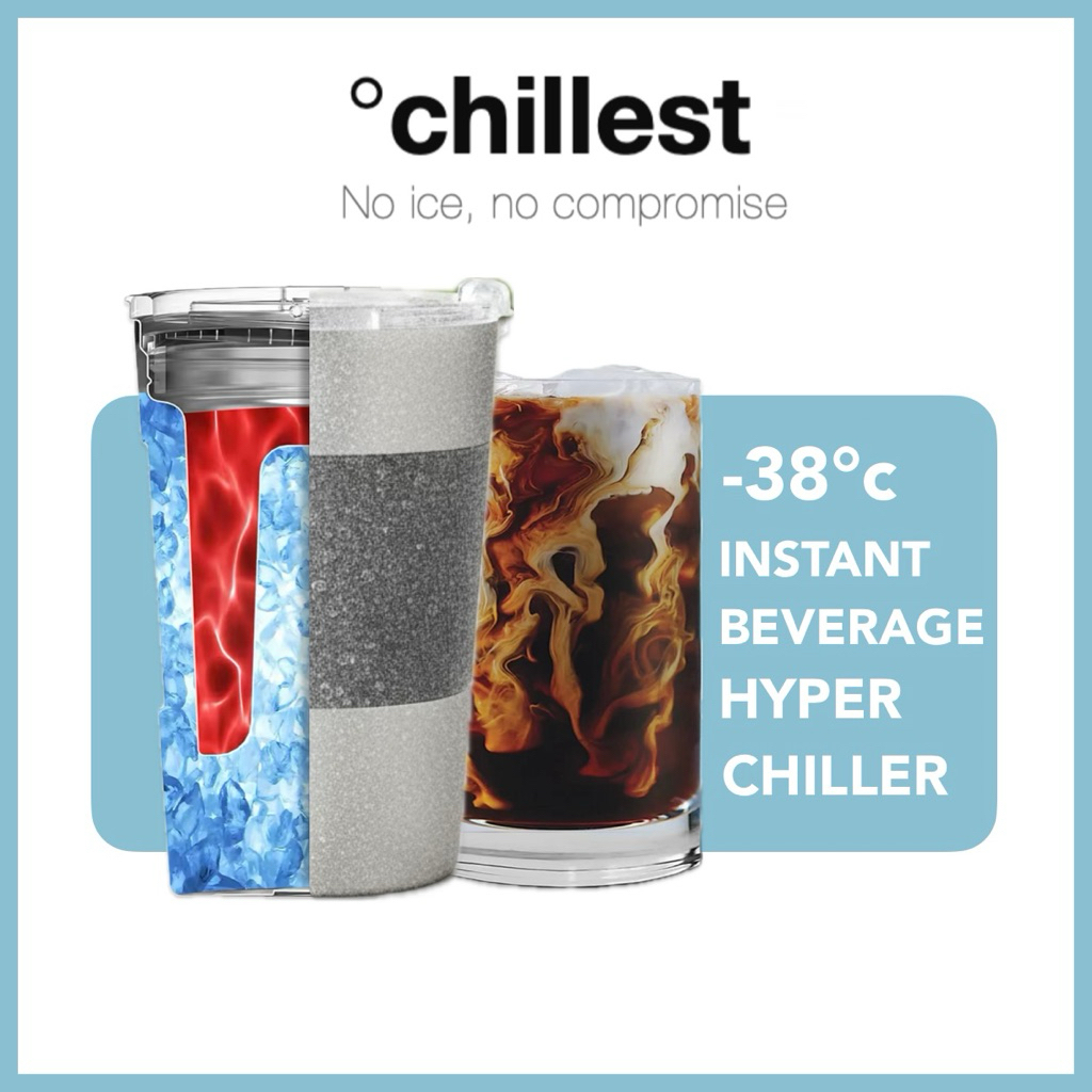 Chillest Instant Chiller for Iced Coffee Wine Beer Hyper Beverage Flash ...