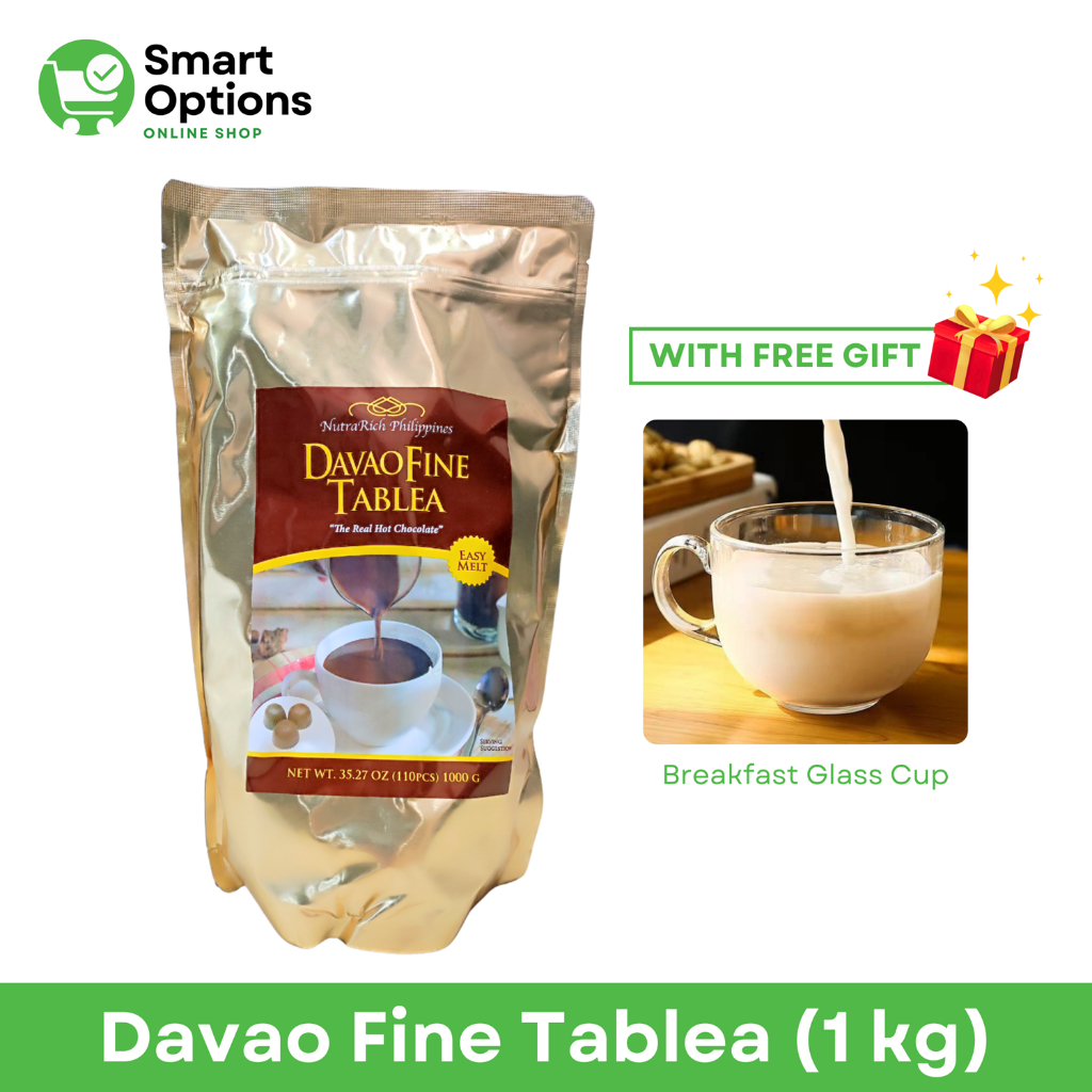 Davao Fine Tablea (1kg) WITH FREE GIFT | NutriRich, Easy melt, All ...