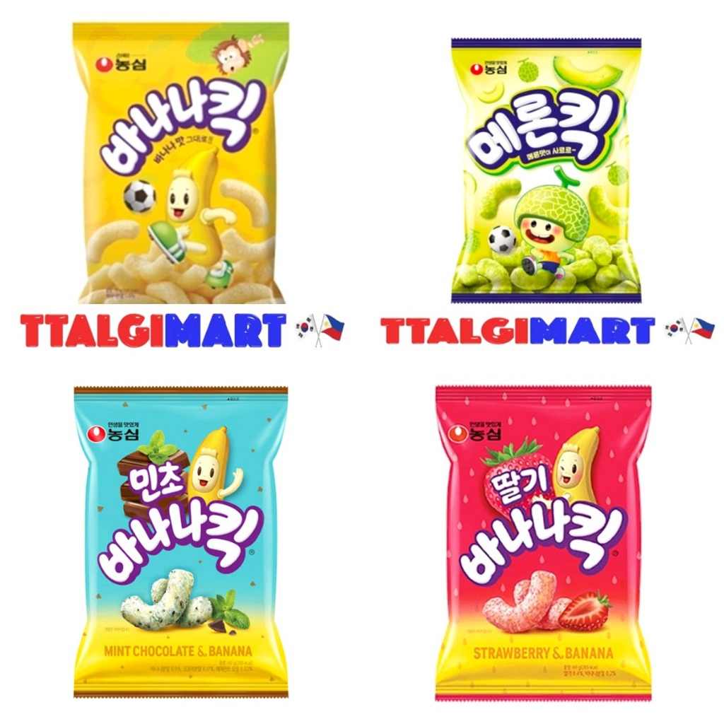 NONGSHIM BANANA KICK 75G AND MELON KICK 60G TTALGIMART | Shopee Philippines