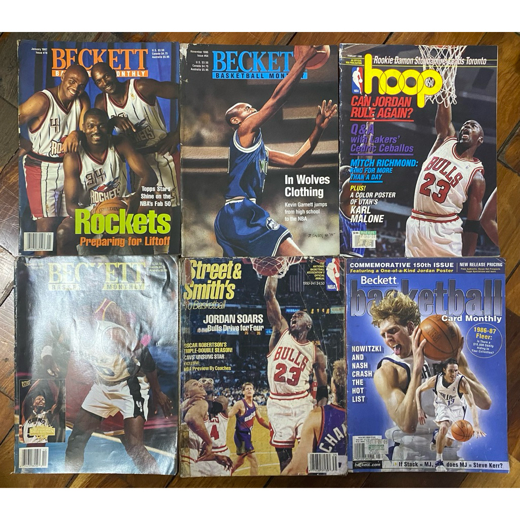Beckett Basketball Monthly Magazine / NBA Hoop / Street & Smith’s ...