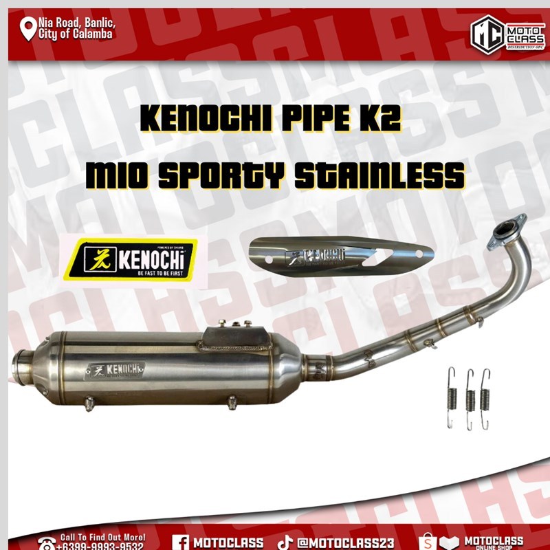 KENOCHI PIPE K2 STAINLESS W/COVER V2 | Shopee Philippines
