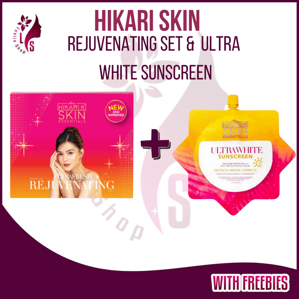 Hikari Rejuvenating Ultra White Set Glass Skin + Hikari Skin Ultra ...
