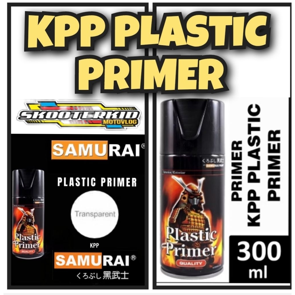 Samurai Paint KPP PLASTIC PRIMER (for stock inner fairings) | Shopee ...