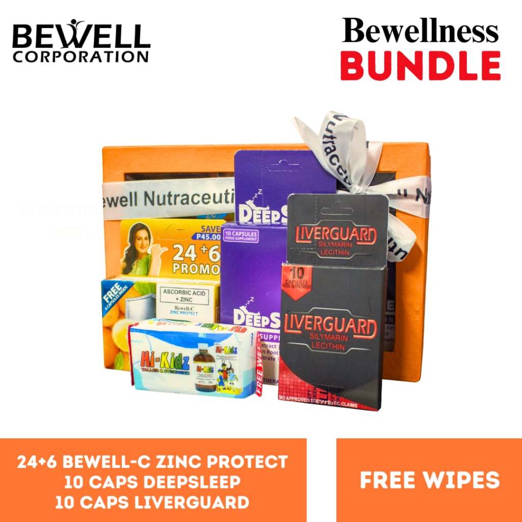 BEWELLNESS BUNDLE (Bewell-C Zinc Protect 24+6, DeepSleep 10caps ...