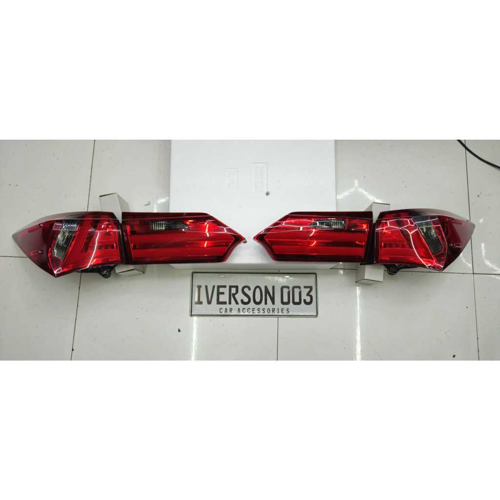 VLAND LED Tail Light Tail Lamp Assembly Red for Toyota Corolla Altis ...