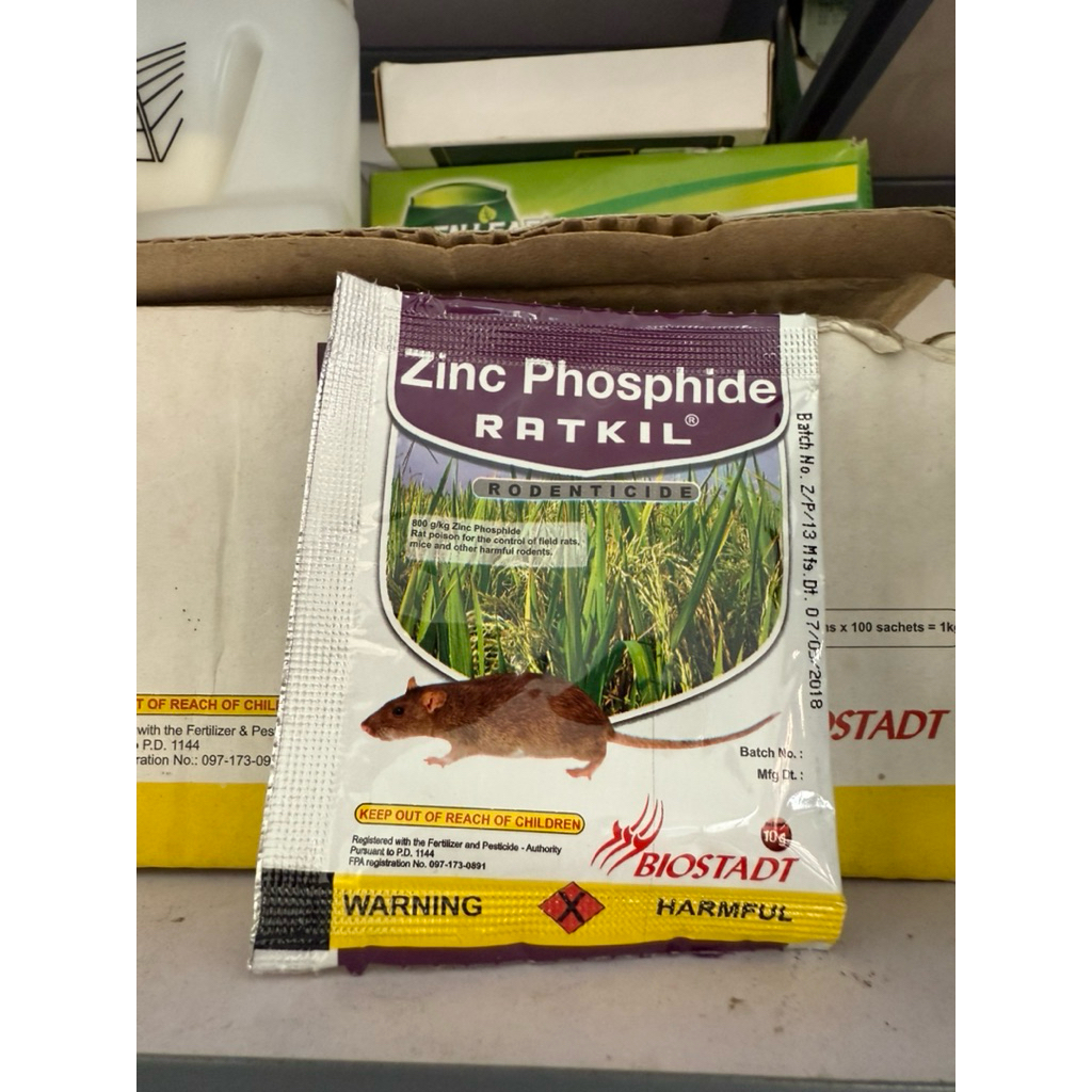 RATKIL Rodenticide Zinc Phospide Anti Rodent Rat Poison Quick Acting ...