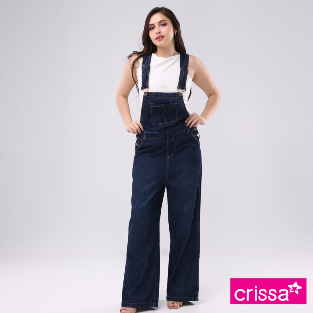Crissa Denim Jumper Pants Ladies CLB15-0142 [Jumper] | Shopee Philippines