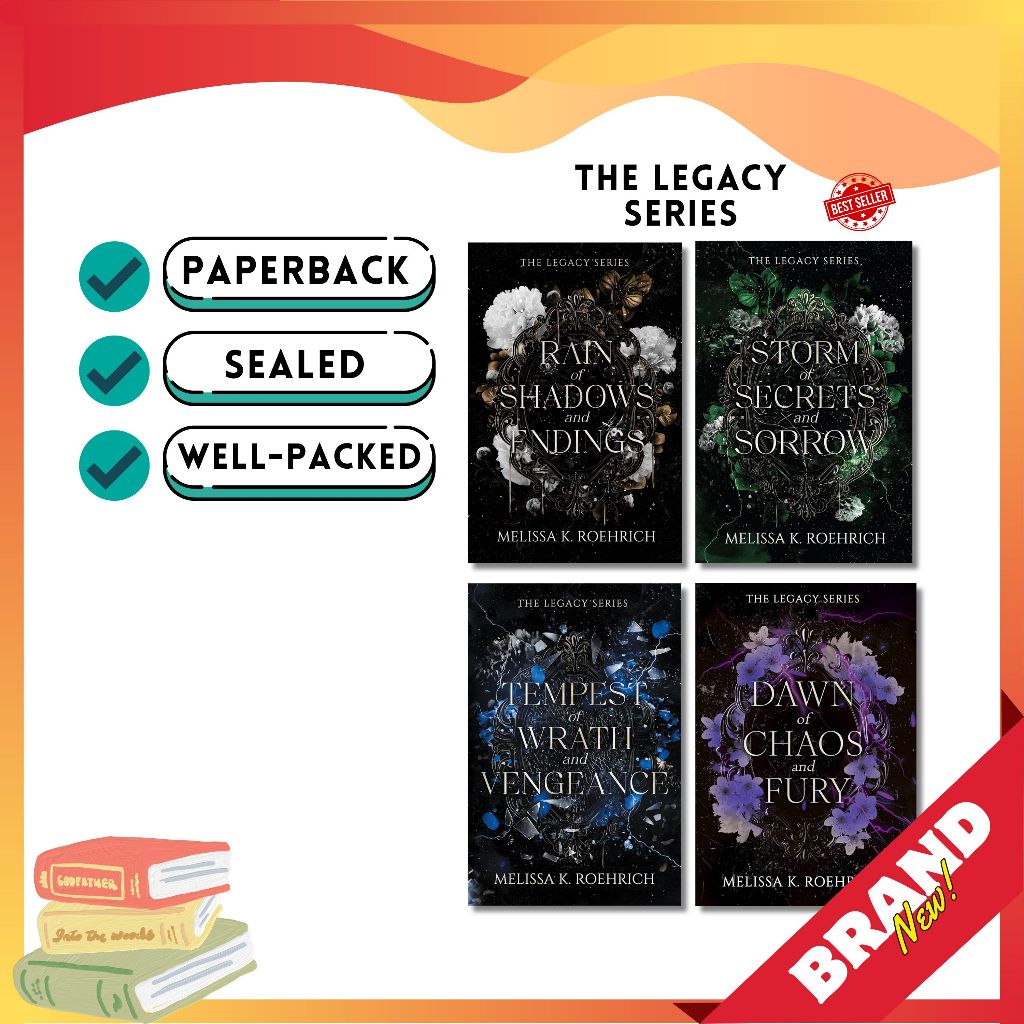 The Legacy (4 book series) [Paperback] By: Melissa K. Roehrich | Shopee ...