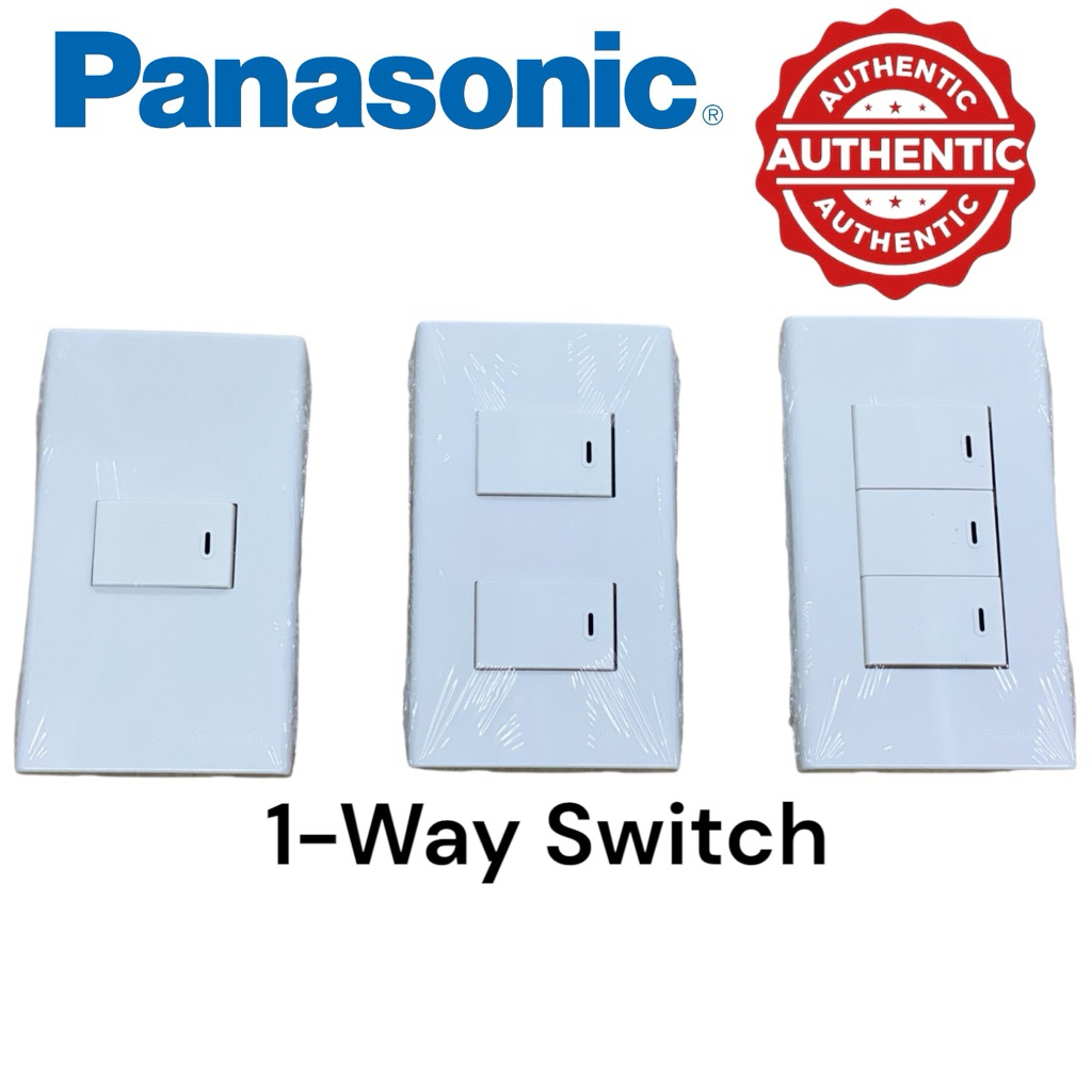 PANAS0NIC WIDE Series 1-Way Switch 5001 | Shopee Philippines