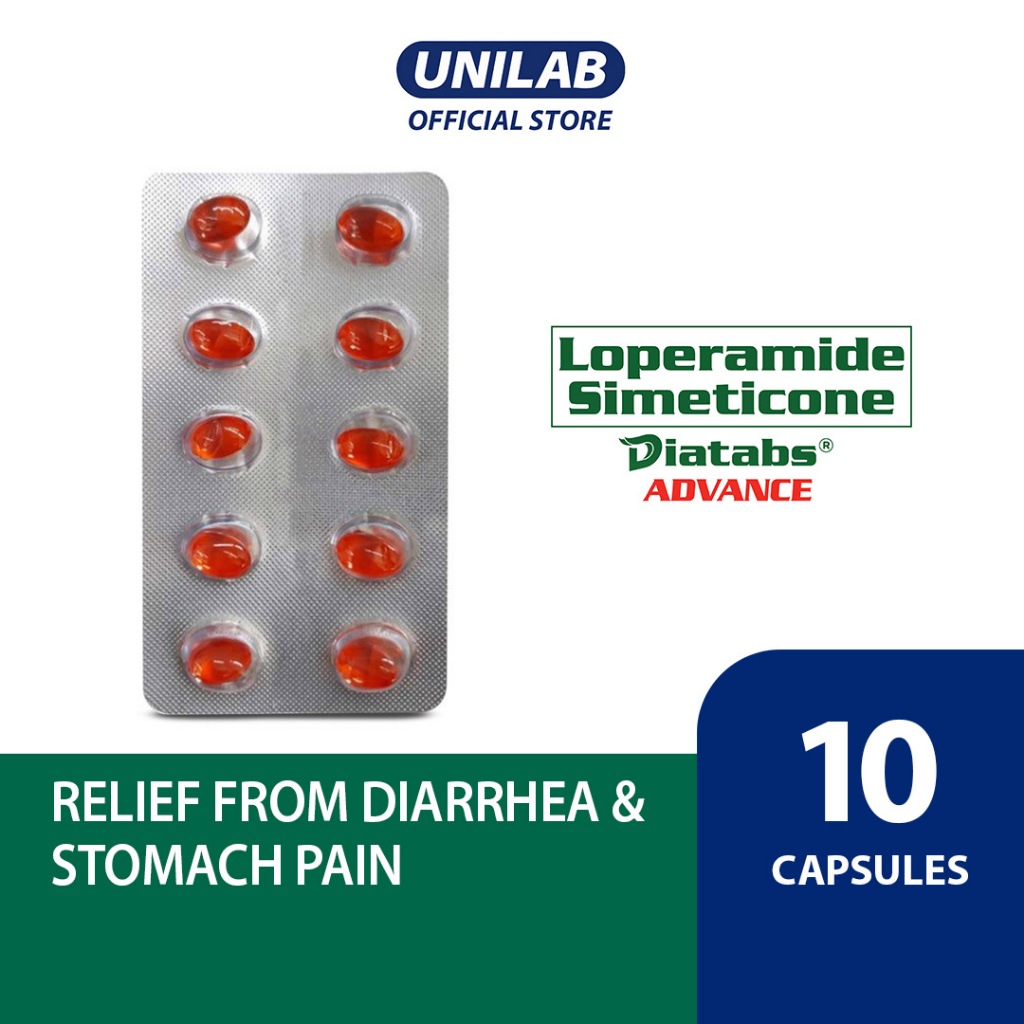 Diatabs Advance 10s (For Diarrhea & Stomach Pain Relief) | Shopee ...