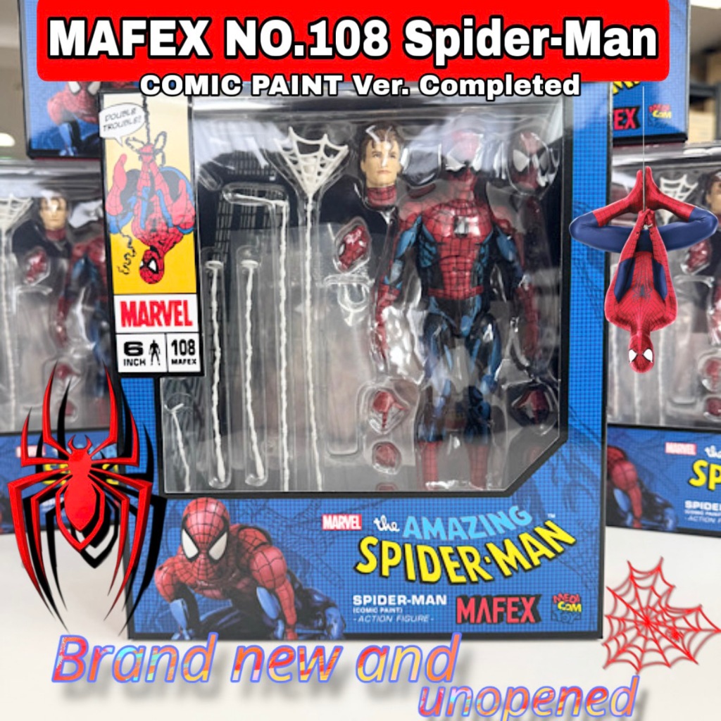 MAFEX No.108 Spider-Man (COMIC PAINT Ver) (Completed) | Shopee Philippines