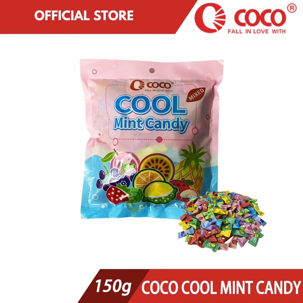 【BUY 1 TAKE 1】 COCO Cool Mint Candy Mixed Fruit Flavor 150G about ...