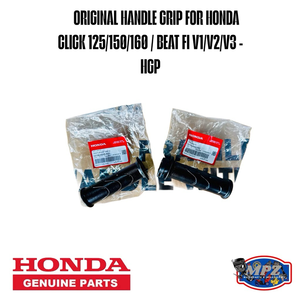 ORIGINAL HANDLE GRIP FOR HONDA CLICK 125/150/160 / BEAT FI V1/V2/V3 ...