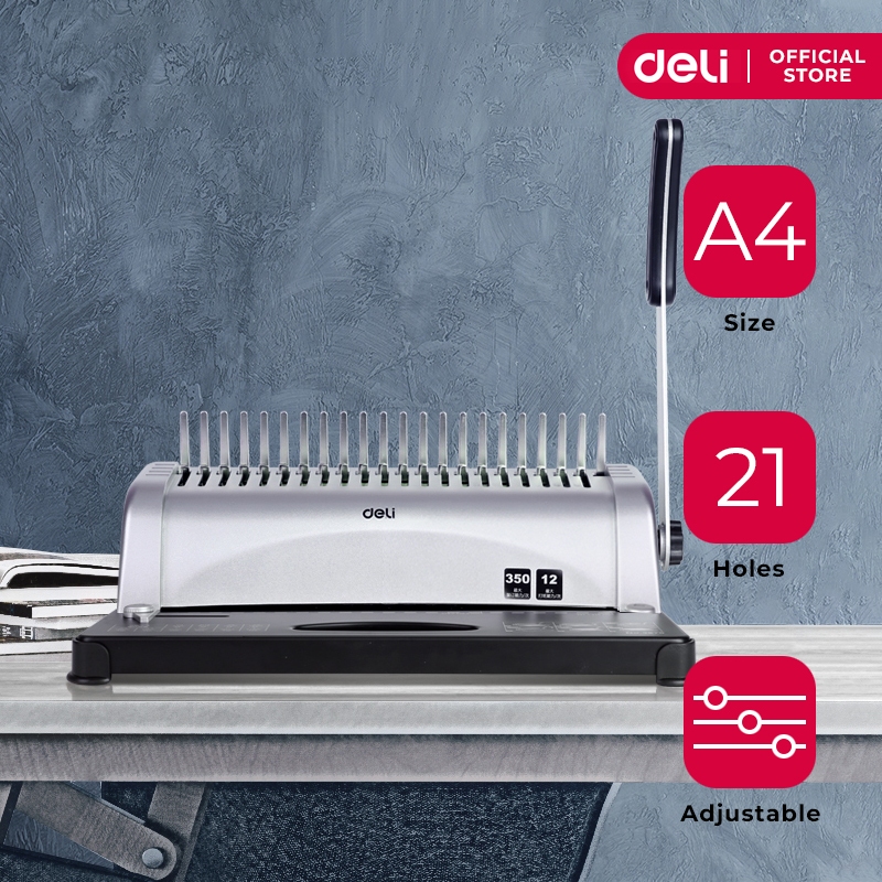 Deli E3870 Comb Binding Machine | Shopee Philippines