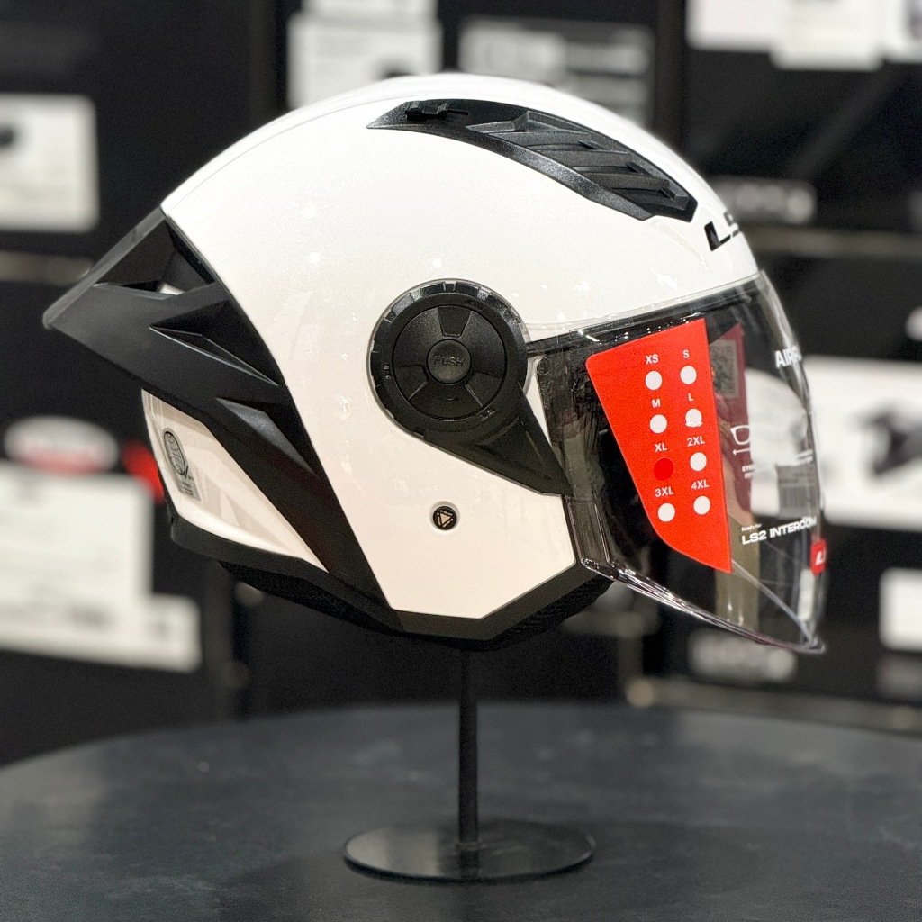 LS2 OF616 Airflow 2 Half Face Single Visor Helmet for Motorcycle ...