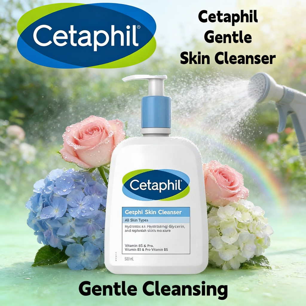Cetaphil Gentle Skin Cleanser 500ml/591ml For All Skin Types Non-Drying ...