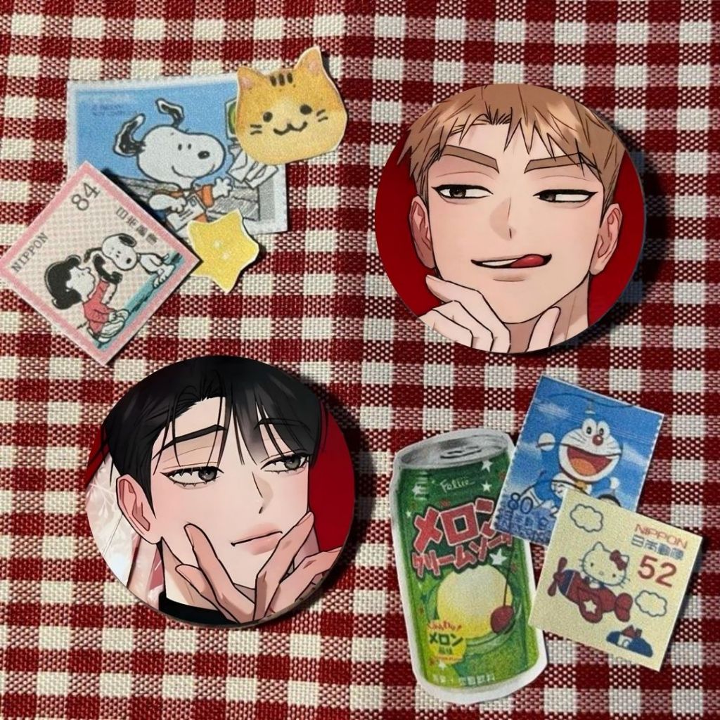 [ 2 pcs. SET ] The Red String BL Manhwa Pins | Shopee Philippines