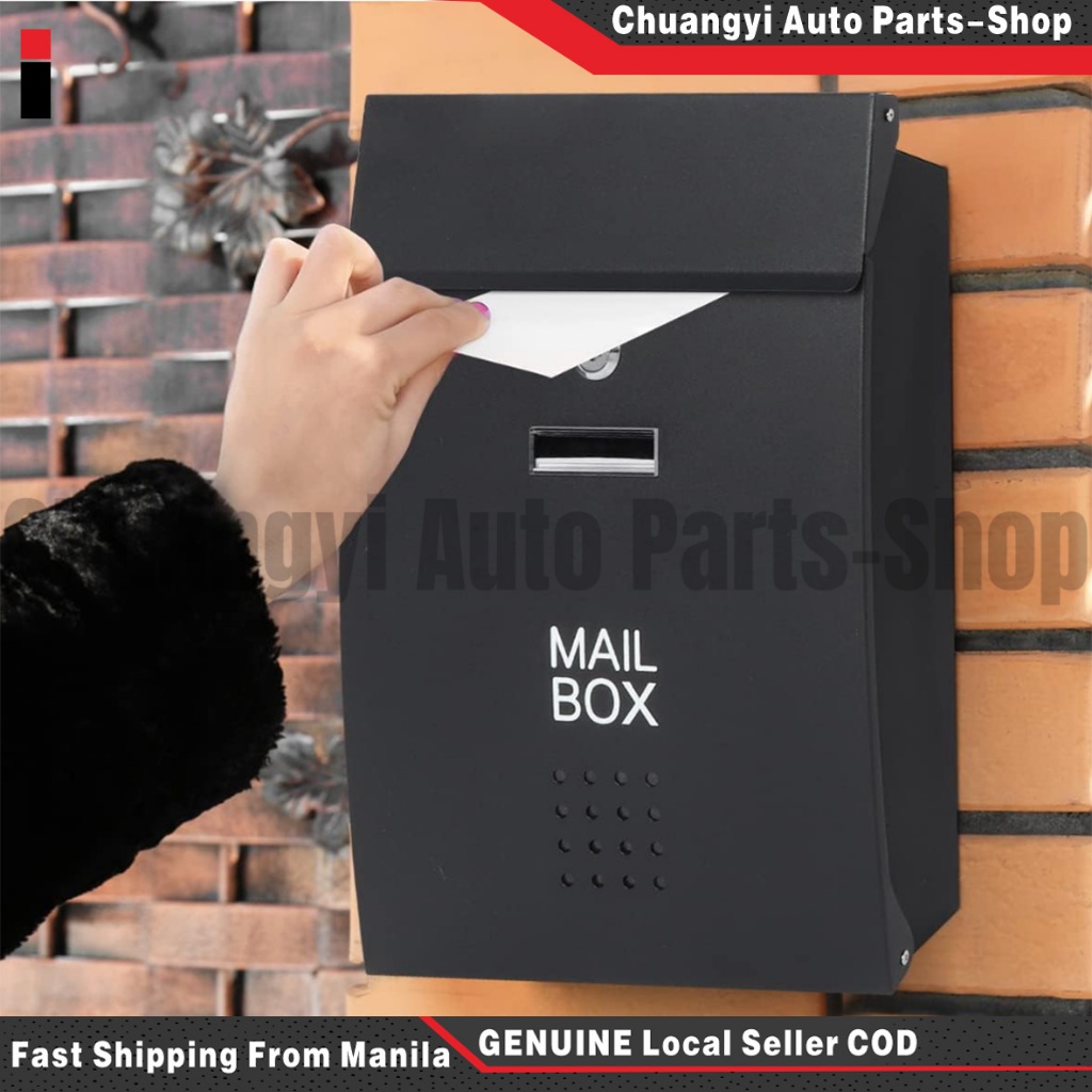 Manzan High Quality Stainless Letter Mailbox Post Box with Waterproof ...