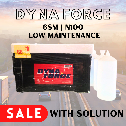 (WITH BATTERY SOLUTION) 6SM Dyna Force Low Maintenance | Shopee Philippines