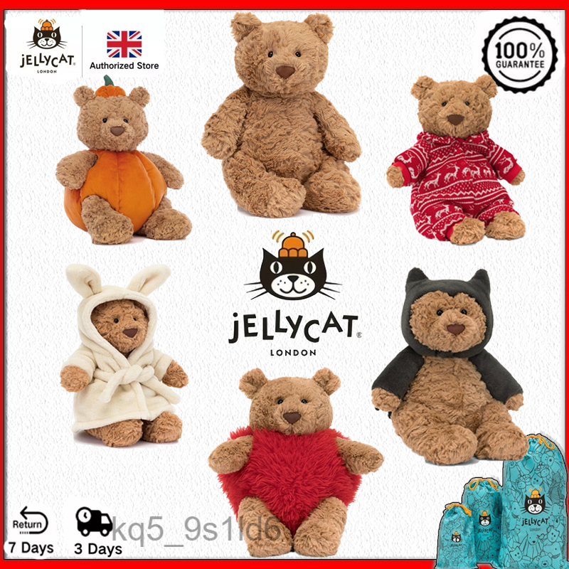 [100% Original] Jellycat Bartholomew Bear soft, skin-friendly doll ...