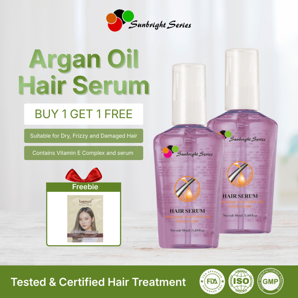 Sunbright Series Hair Serum with Vitamin E Essence Repair Damage Dry ...