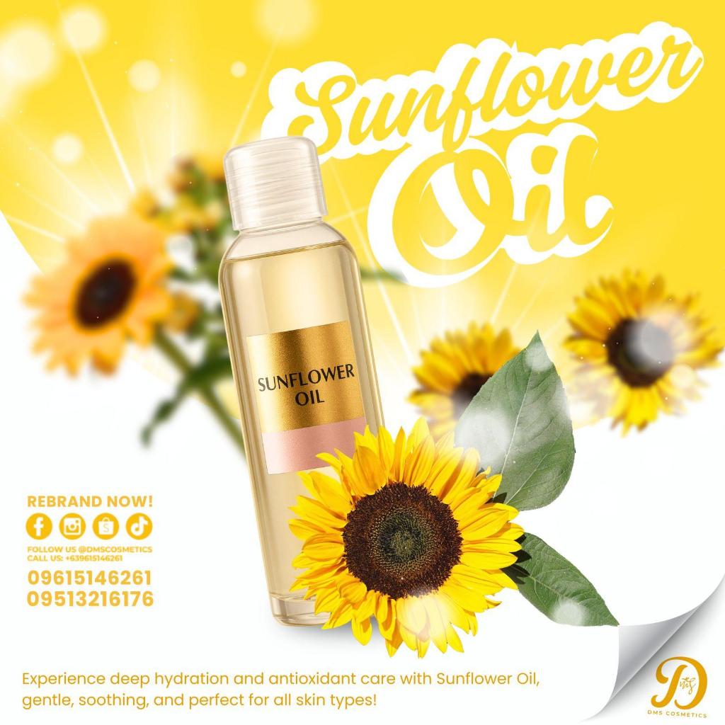 Pure Sunflower Oil 100% – Natural Skin & Hair Oil | Shopee Philippines