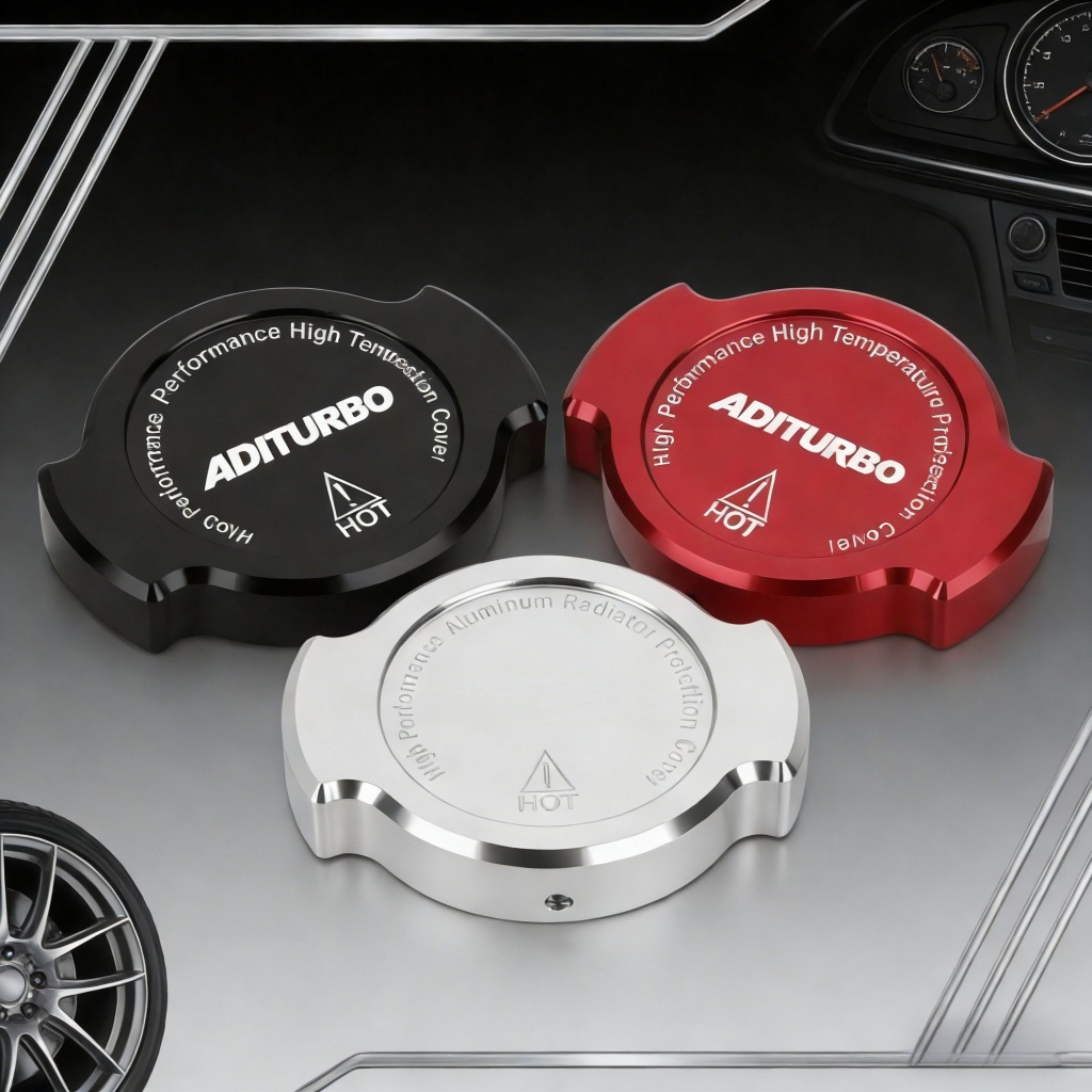 Arm Radiator Cap Cover Aluminum Full CNC Universal With Sticker From ...