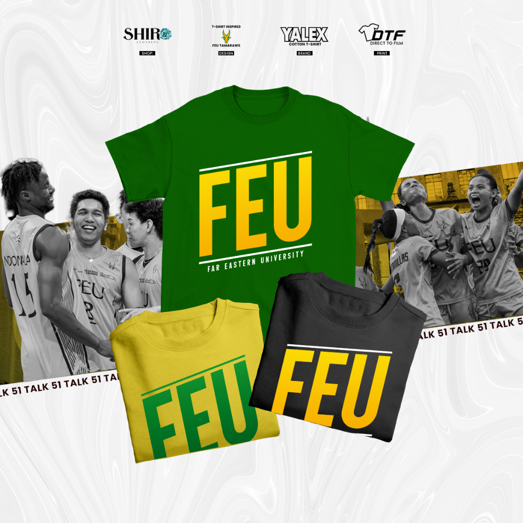 UAAP Design Tshirt FEU Tamaraws 1 Design Cotton Roundneck | Shopee ...
