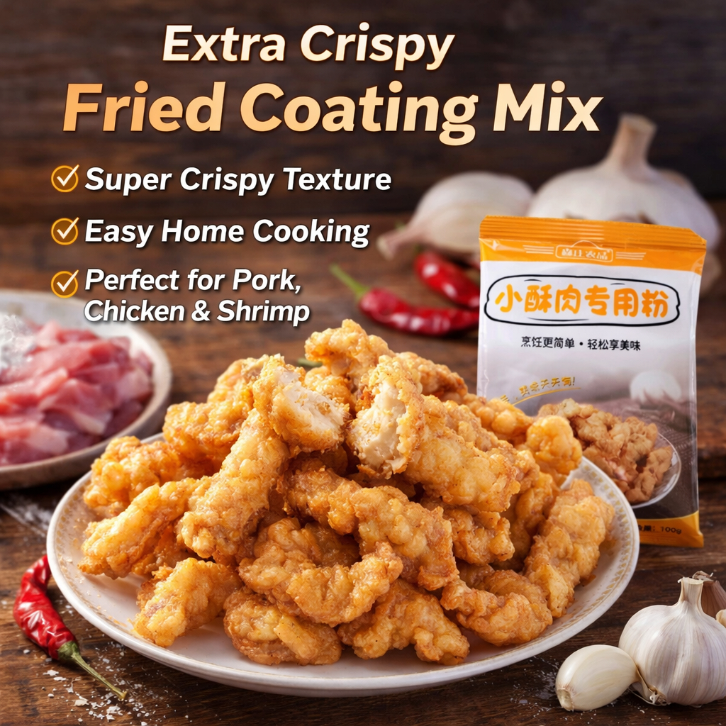 Crispy Coating Mix 100g | Tepung Goreng | Fried Chicken Meat Vegetable ...