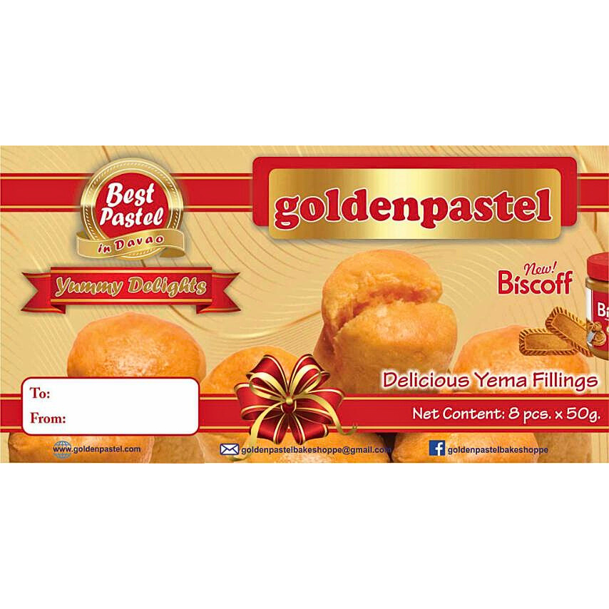 Pastel Pasalubong Box of 8 - Yema Flavor (Luzon and Mindanao Only ...