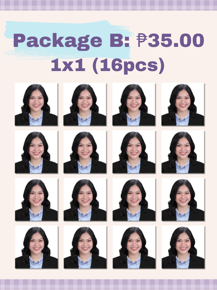 ID Photo Set – 1x1 | 2x2 | Passport size | High-Quality | Shopee ...