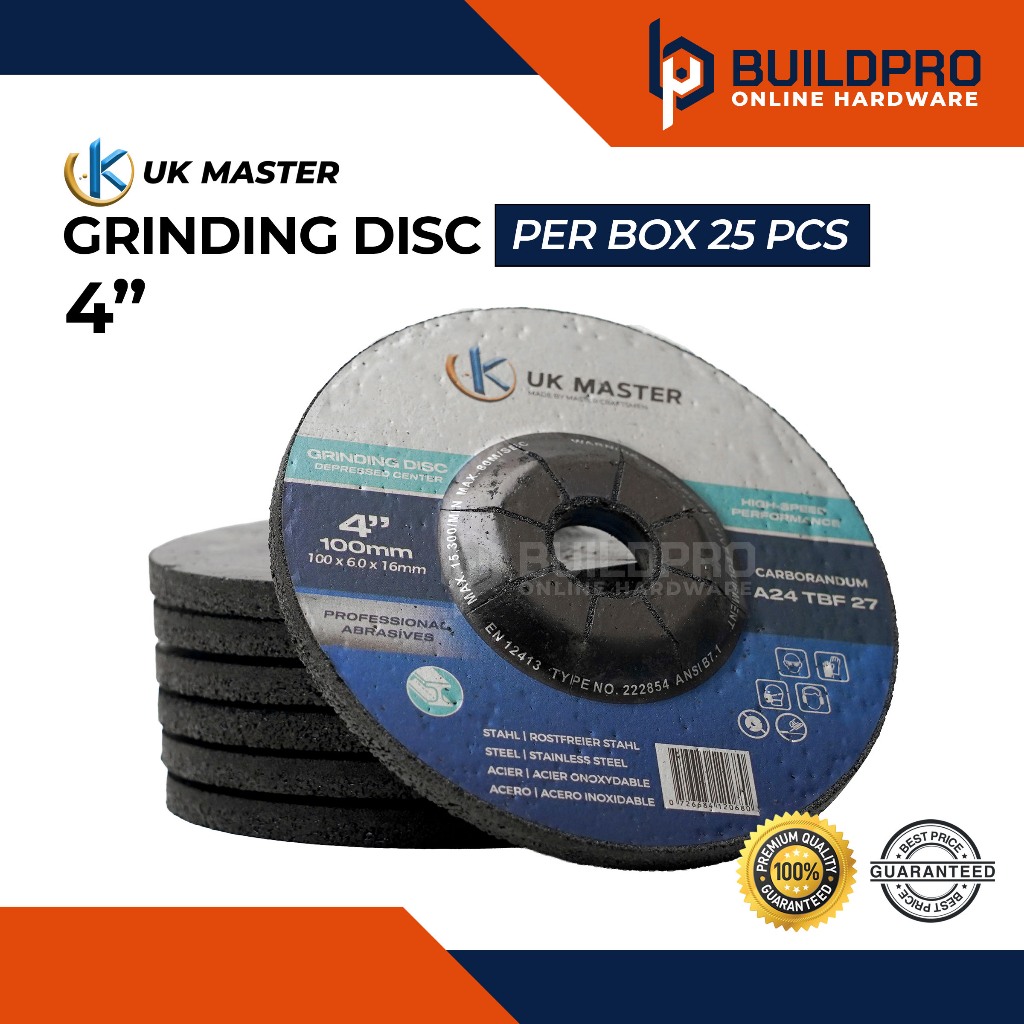 UK MASTER GRINDING DISC (Per Box) | Shopee Philippines