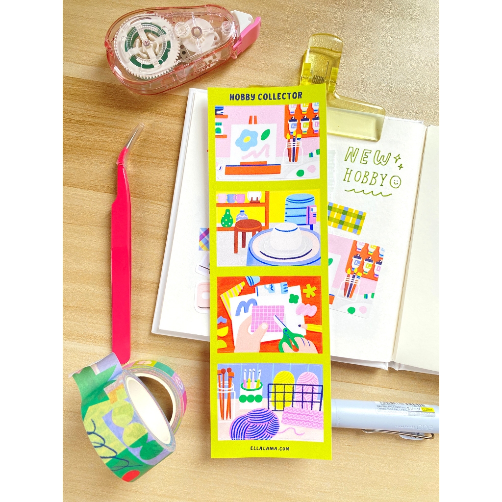 Hobby Collector Vinyl Sticker Sheet for Journaling Ella Lama ...