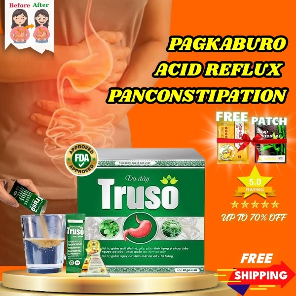 For Acid Reflux & Bloating Relief - Truso Stomach - 2Box FREE 1Water ...