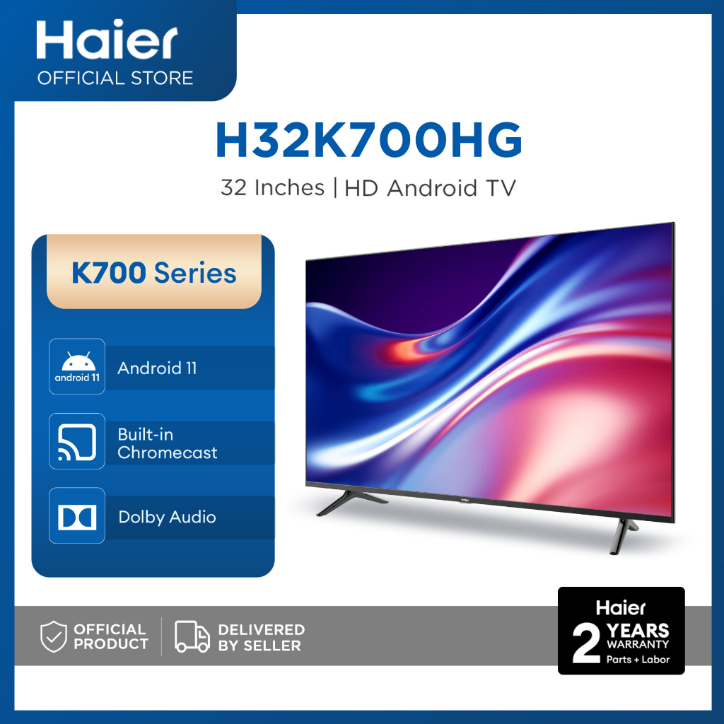 Haier H32K700HG 32 Inch Smart Android TV (Netflix & Youtube One Touch ...
