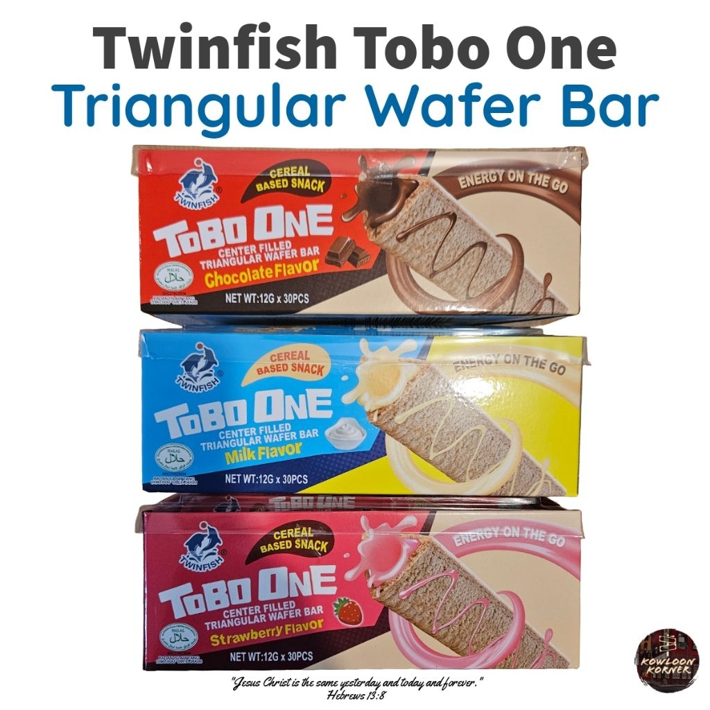 Tobo One Triangular Wafer Bar - Chocolate, Strawberry, Milk 30pcs ...