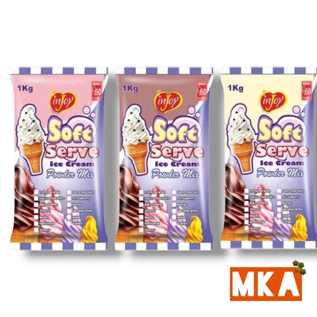 inJoy Soft Serve Powders | Ice Cream Powder | Shopee Philippines
