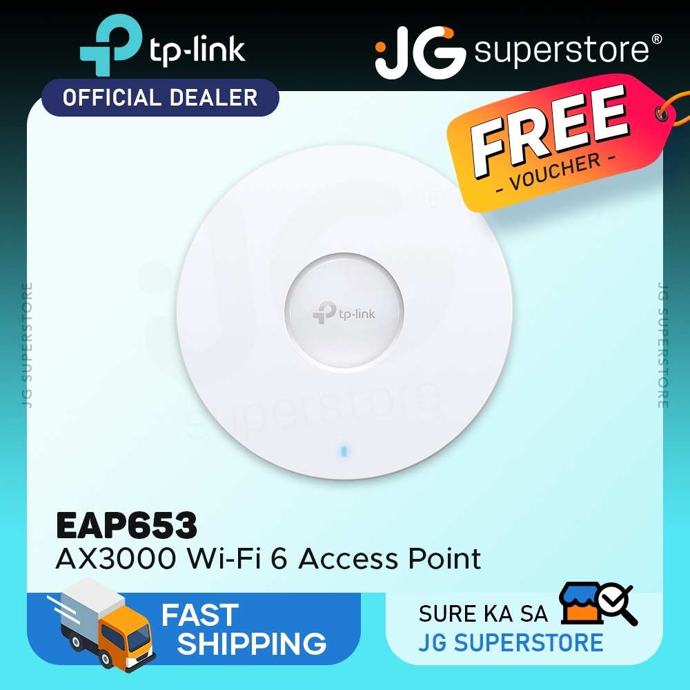 TP-Link EAP653 AX3000 Dual Band Ceiling Mount Wi-Fi 6 Access Point ...