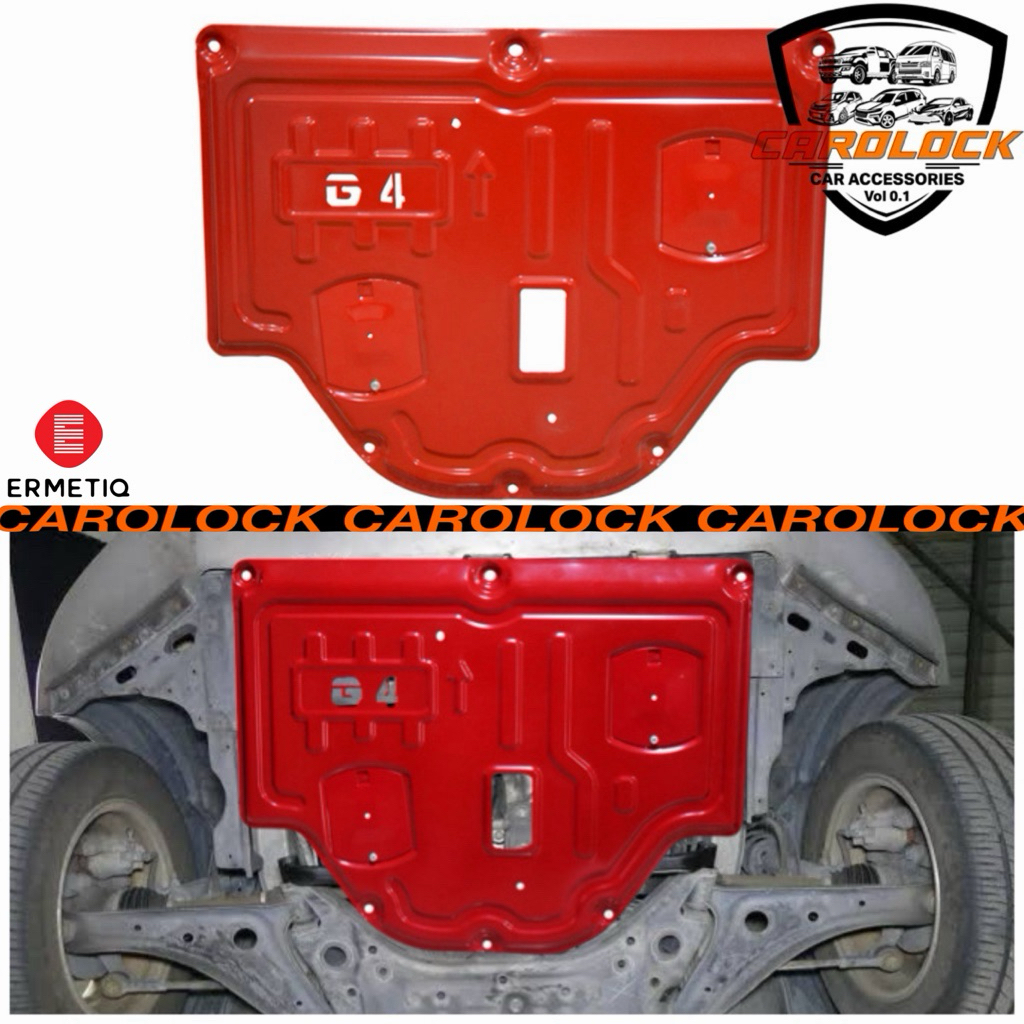 Mitsubishi Mirage G4 2014 - 2026 Skid Plate Undercover Red | Shopee ...
