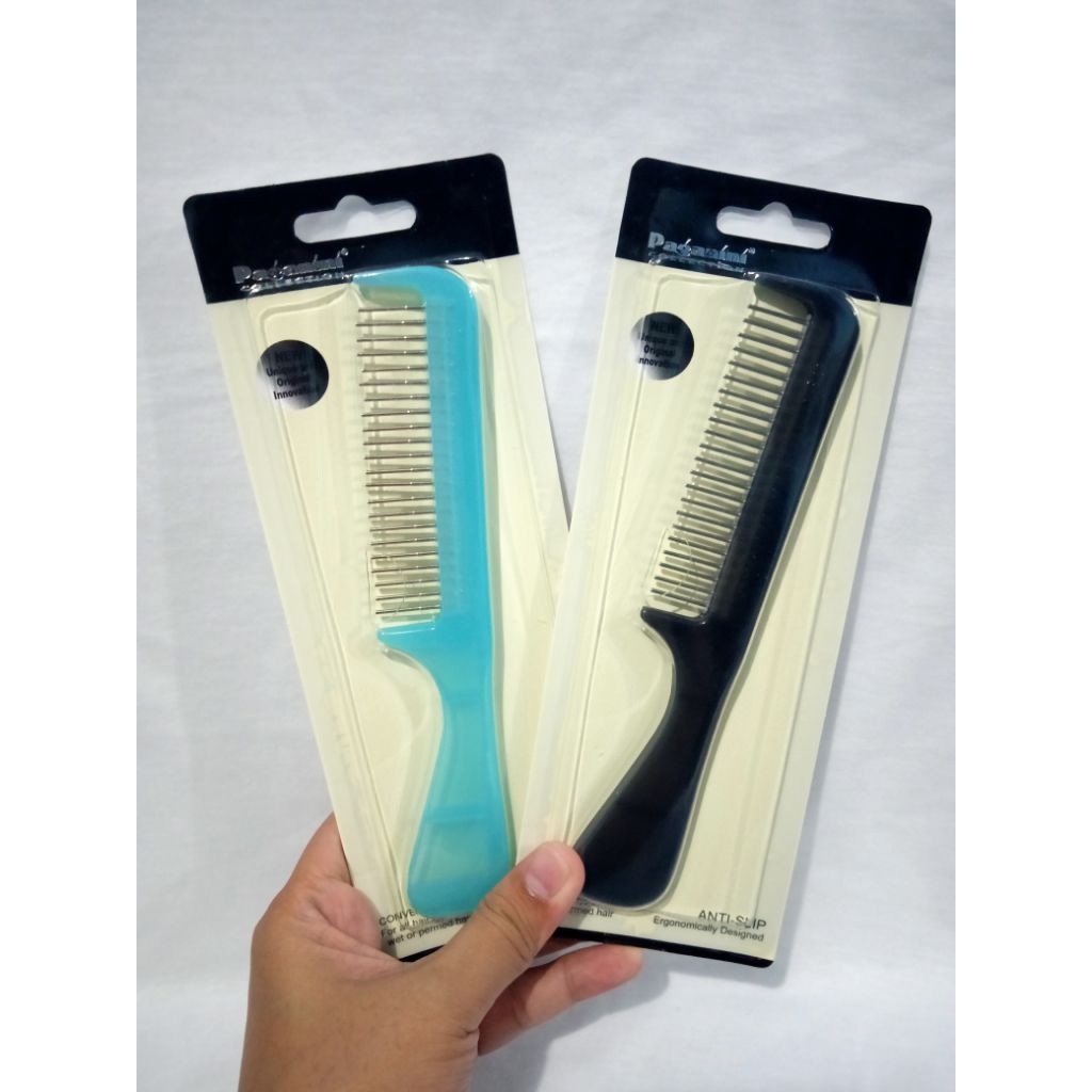 (JAS) 18cm Paganini Hair doctor with handle Brass Pin steel | Shopee ...