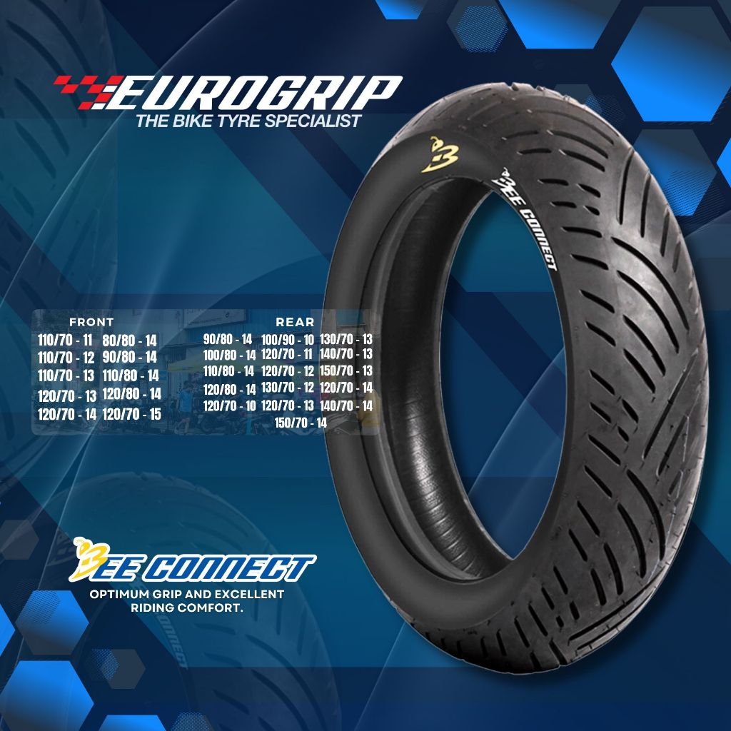 EUROGRIP BEE CONNECT/ BEE SPORT(10'S/11'S/12'S/13'S/14'S/15'S) | Shopee ...