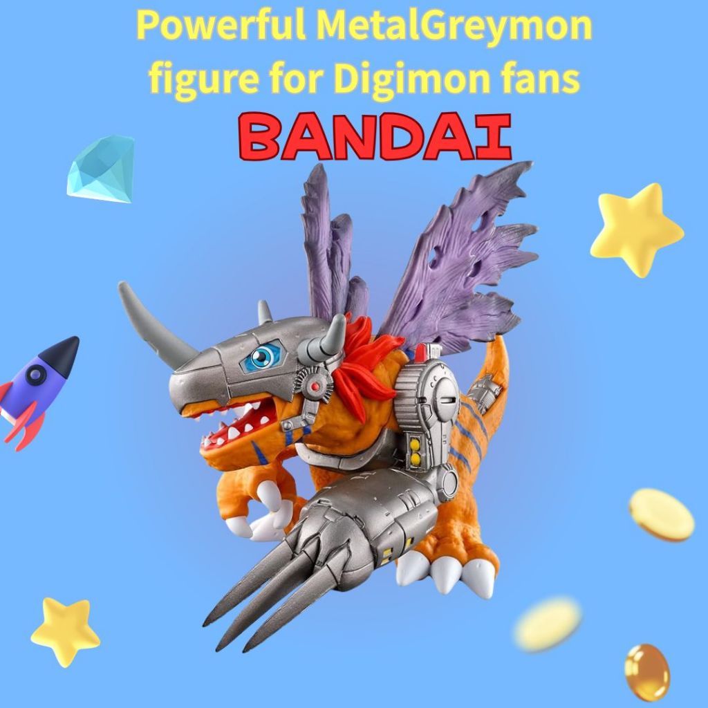 BANDAI Digimon Adventure Dynamotion Metalgreymon | Shopee Philippines