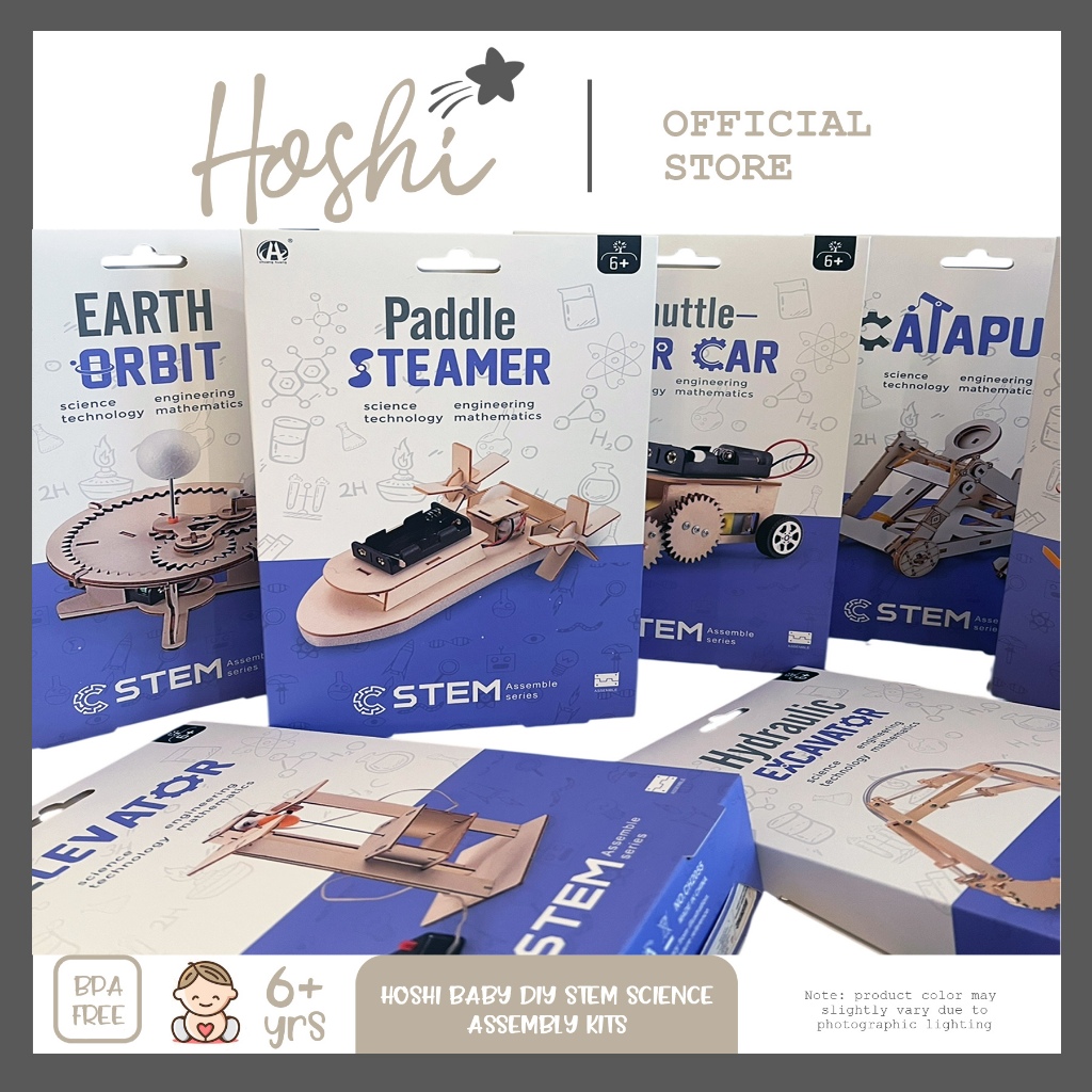 Hoshi Baby DIY Make Your Own STEM Science Assembly Engineering Kits for ...