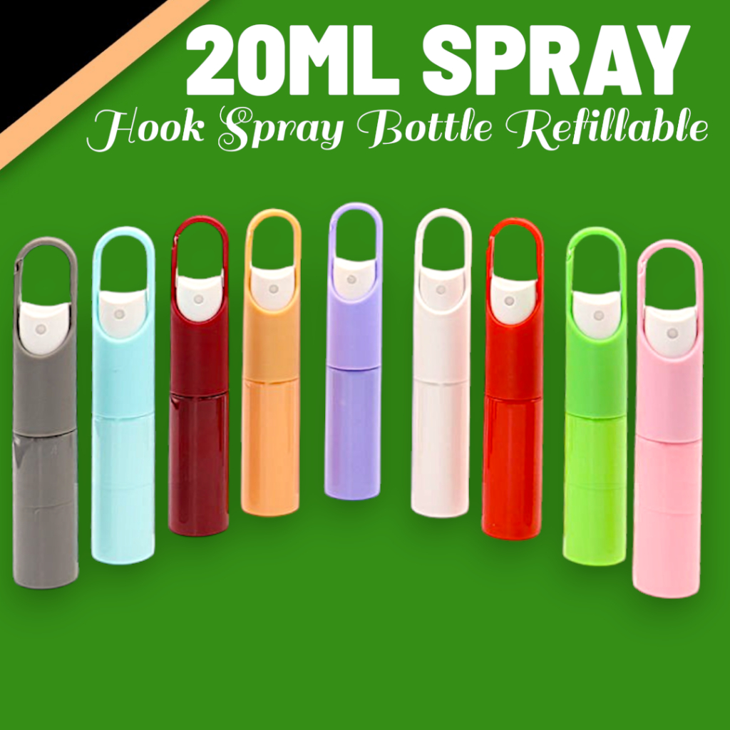 20ML HOOK MINI Spray Bottle Refillable-Perfect For Alcohol Perfume ...